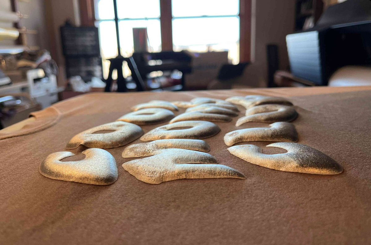 Metallic Puff Iron-On Vinyl (12" Roll) | Miami Screen Print Supply