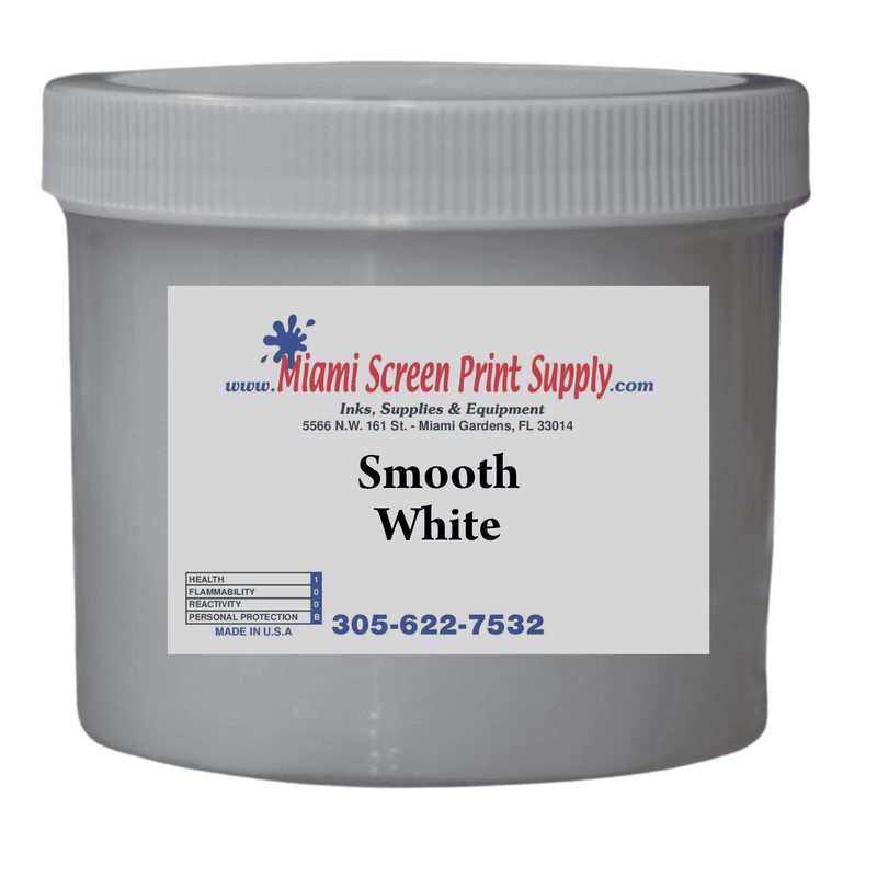 Smooth White Plastisol Ink | Miami Screen Print Supply