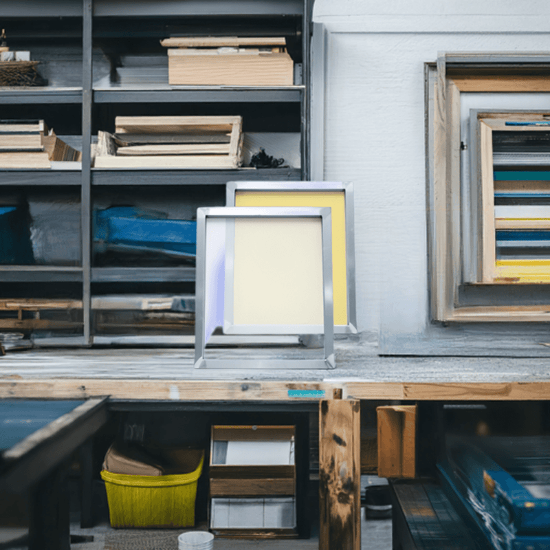 110 Mesh White 20 x 28 Screen Print Frame | Miami Screen Print Supply