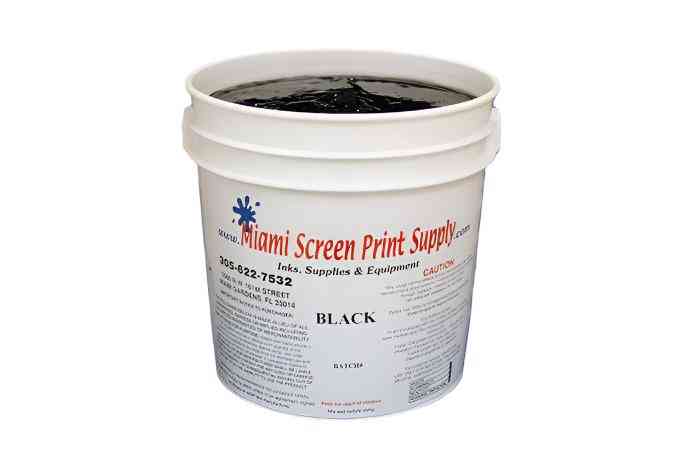 Black Plastisol Ink | Miami Screen Print Supply
