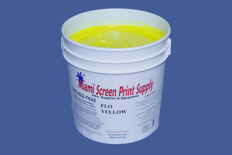 Flo Yellow 1 Gallon | Miami Screen Print Supply