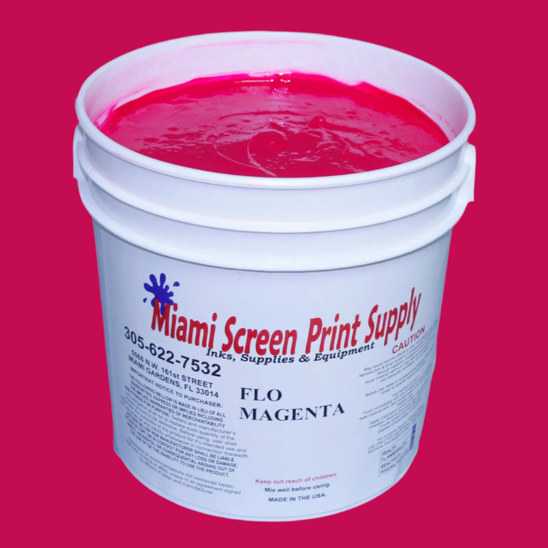 Flo Magenta Ink - Vivid Screen Prints | 1 Quart Size – Miami Screen ...