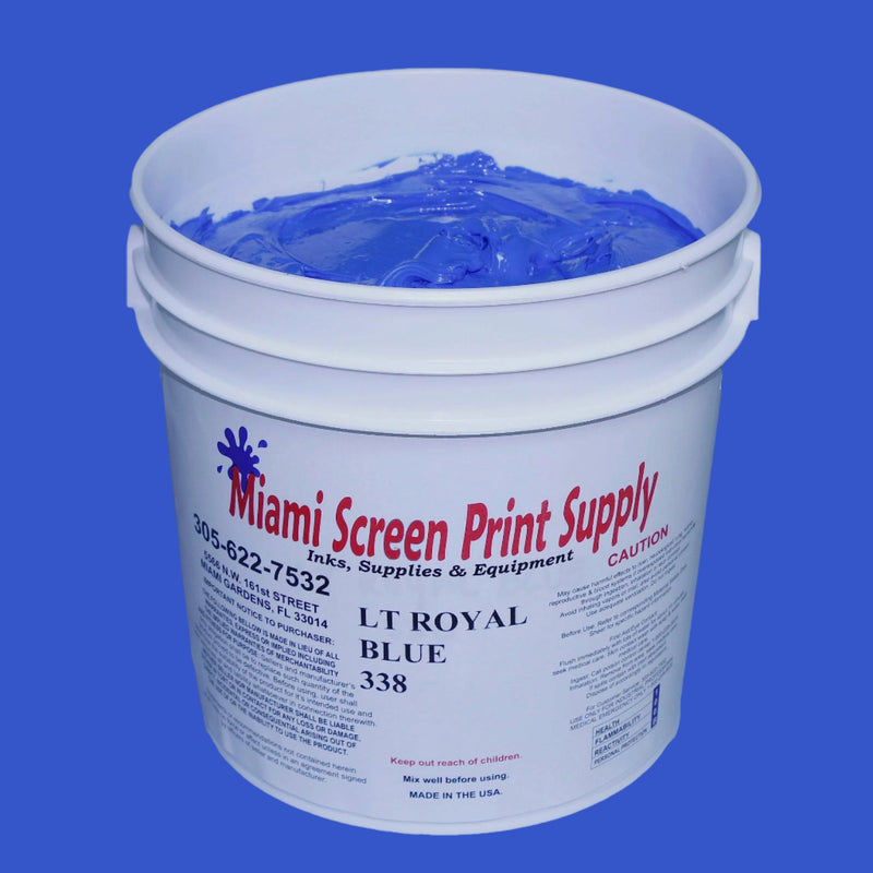 Light Royal Blue Ink for Printing - Screen Printing Ink – Miami Screen ...