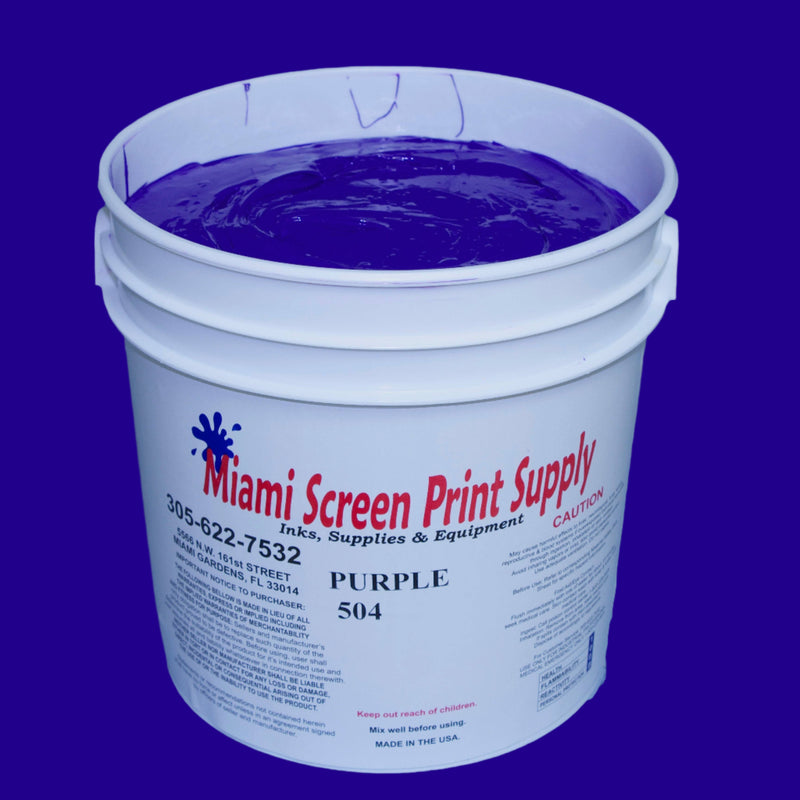 Purple 504 Plastisol Ink | Miami Screen Print Supply