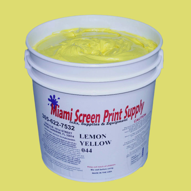 High Opaque Screen Printing Ink - Lemon Yellow – Miami Screen Print Supply