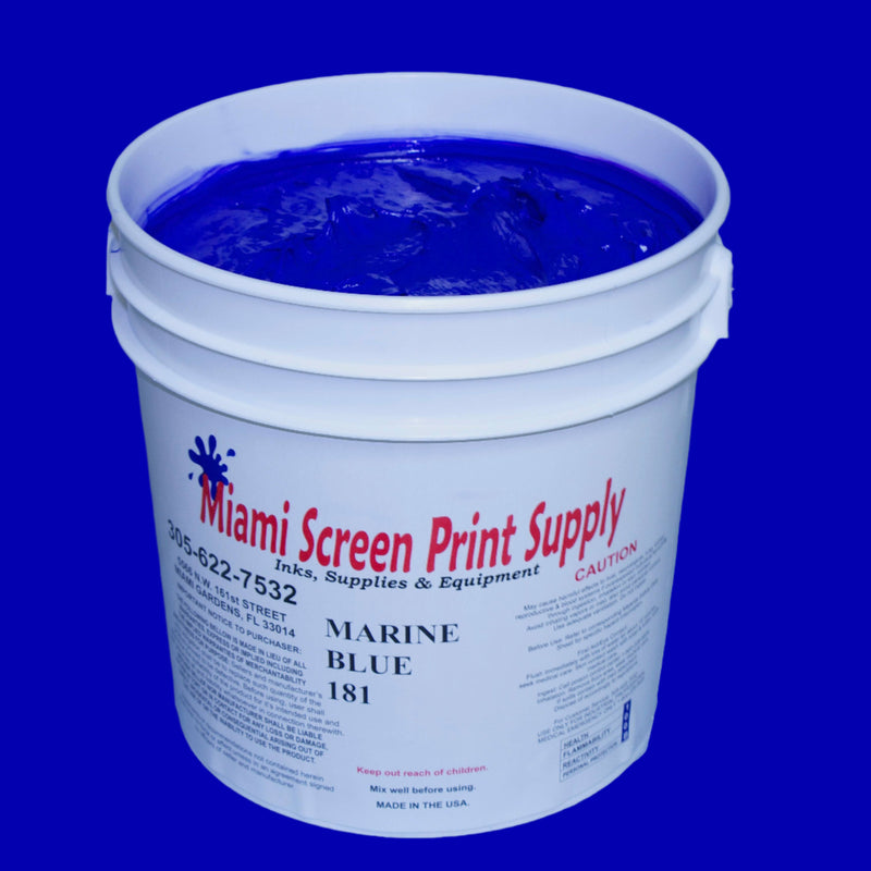 High Opaque Screen Print Ink - Marine Blue – Miami Screen Print Supply