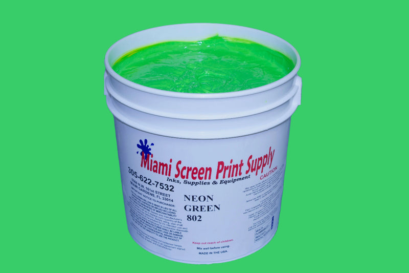 Neon Green Ink for Printing - Neon Green Screen Ink | Bright Coverage ...