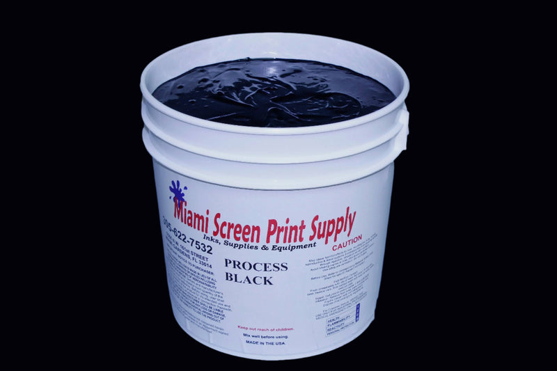 Process Black Ink | Miami Screen Print Supply