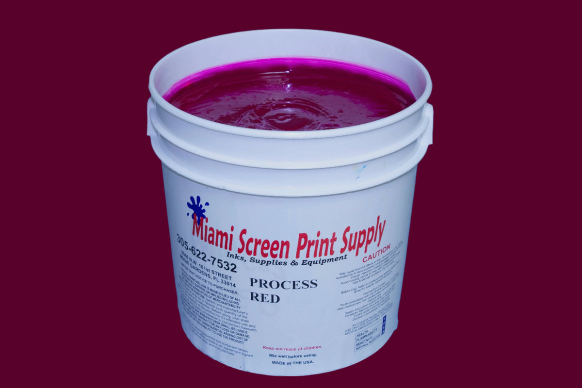 Process Red Ink (1 Quart) | CMYK Printing | Miami Screen Print Supply