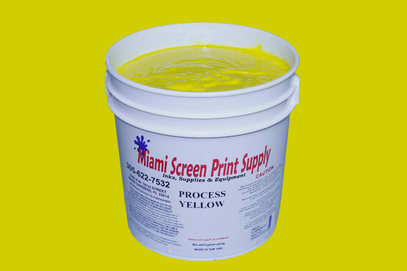 Process Yellow Screen Printing Ink | Miami Screen Print Supply