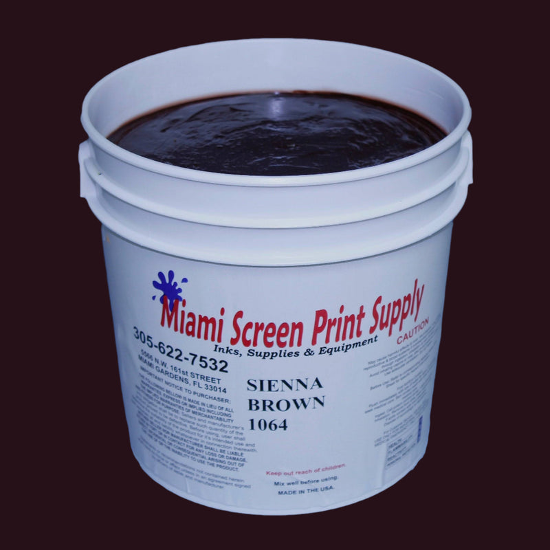Sienna Brown Plastisol Ink | Miami Screen Print Supply