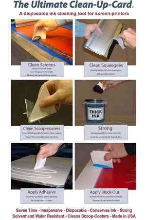 Ultimate Clean Cards – Miami Screen Print Supply